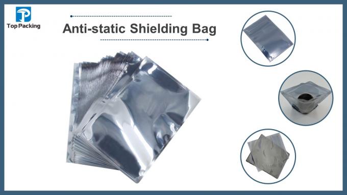 4x4 Inch Anti Static Storage Bags , Static Resistant Bag With Custom ...