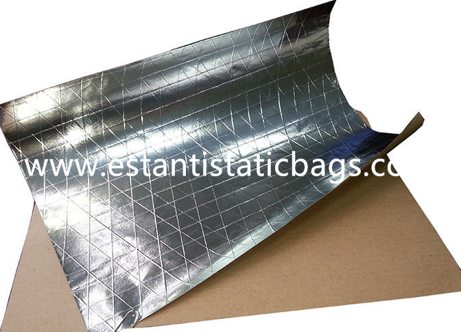 Reflective FSK Aluminum Foil Kraft Paper , Flame Retardant Kraft Paper